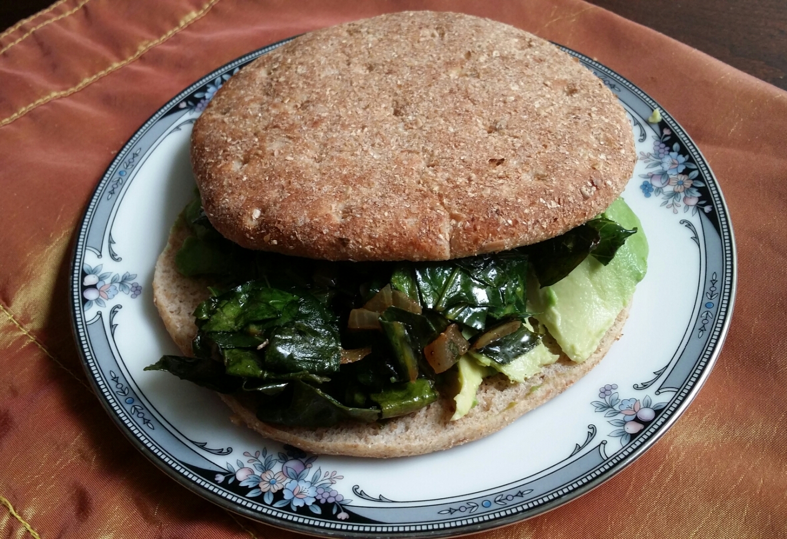 Vegetarian Moroccan Collard Greens Sandwich – Flamikgirls